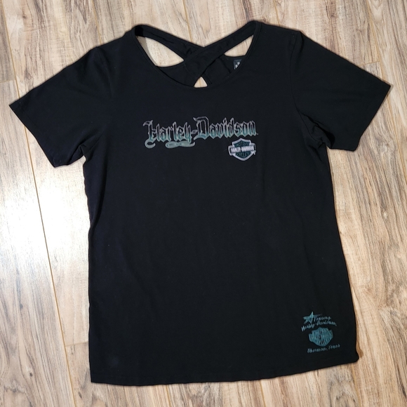 Harley-Davidson | Tops | Harley Davidson X Texoma Sherman Texas Keyhole ...